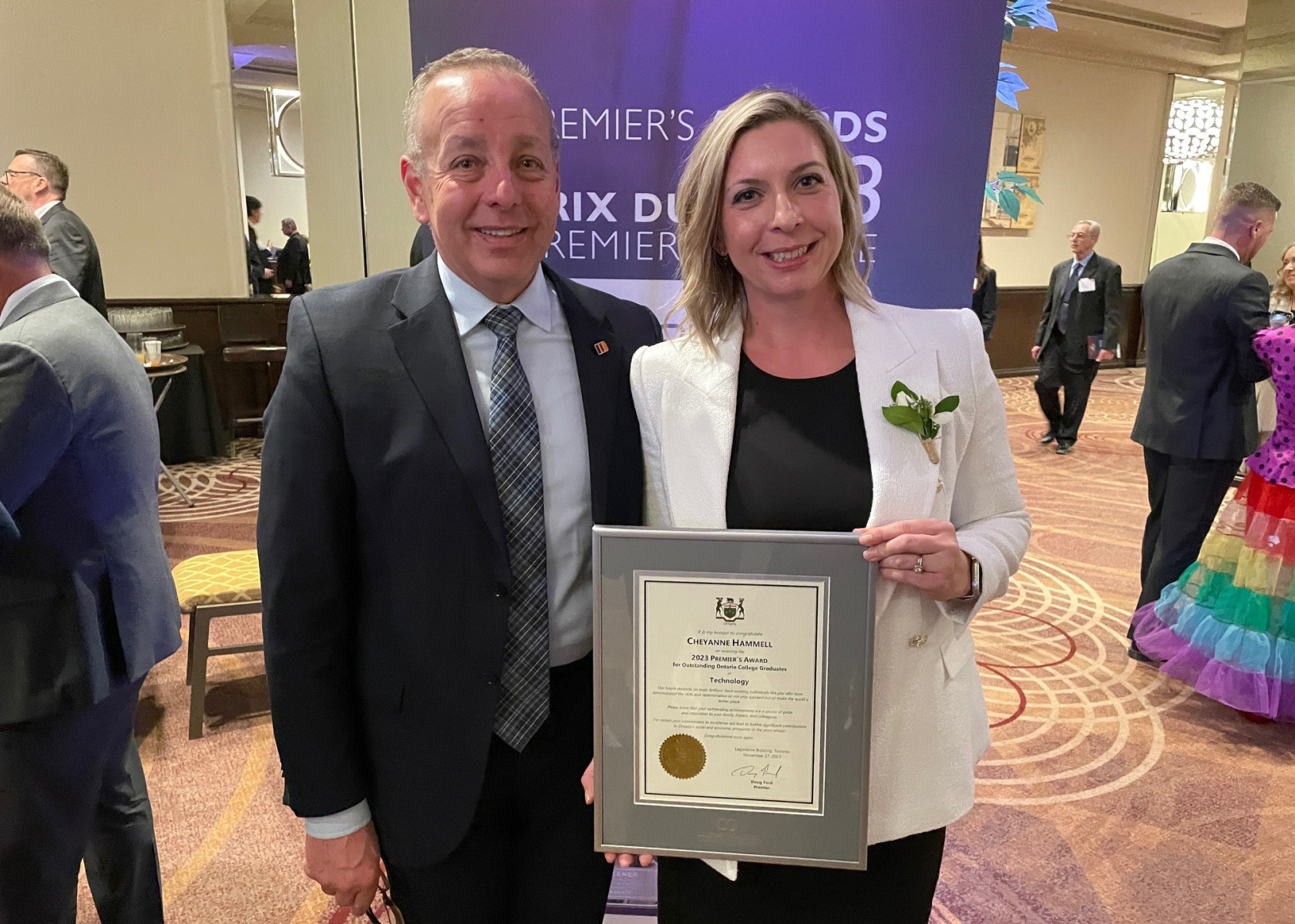 Mohawk grad earns Premier’s Award in technology