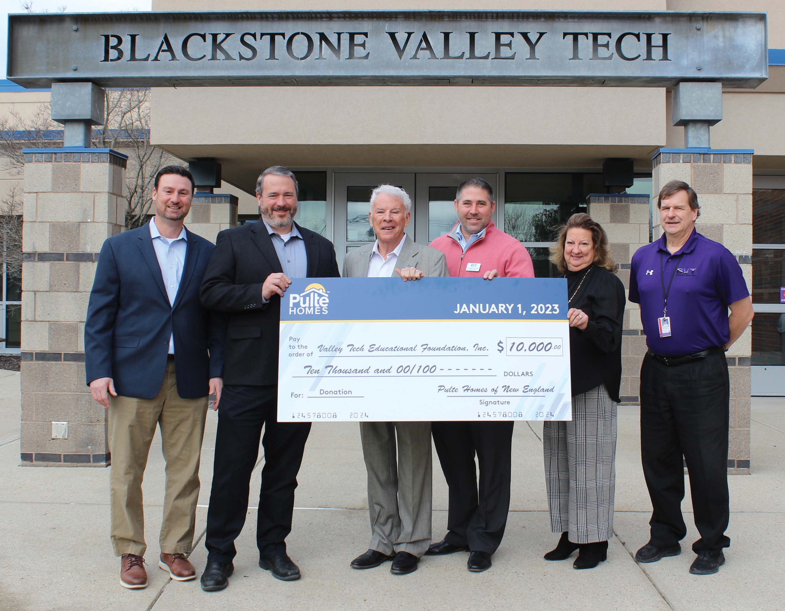 PulteGroup’s New England Division donates $10,000 to Blackstone Valley ...