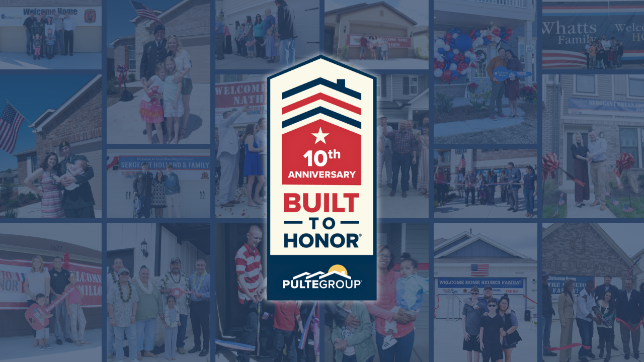 PulteGroup Celebrates the 10th Anniversary of its Built to Honor ...