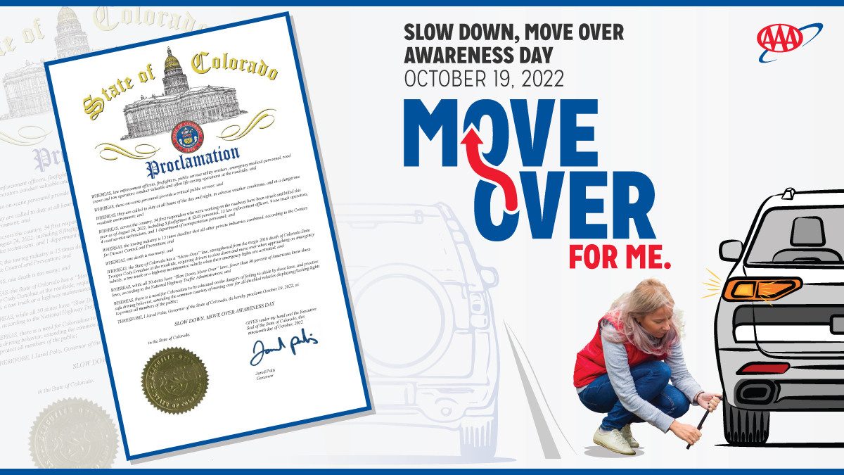 Today: "Slow Down, Move Over" Day