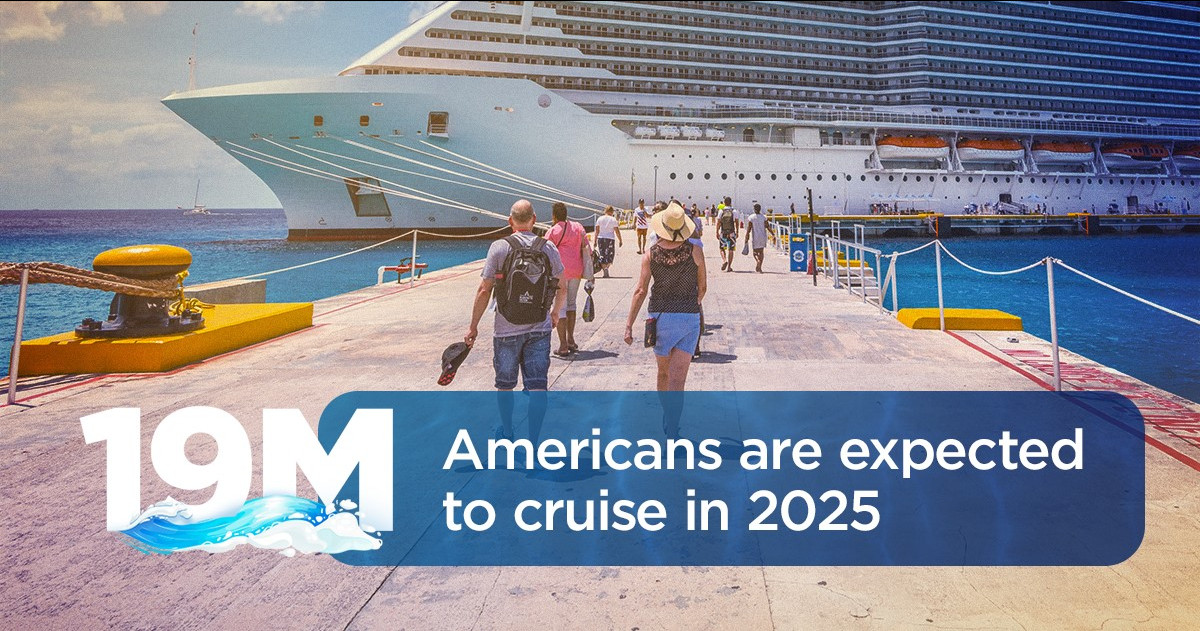 Record 19 million Americans Projected to Cruise This Year
