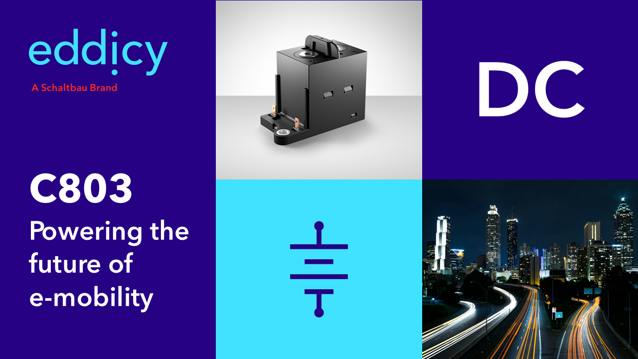 Eddicy introduces high-performance C803 contactor for next-gen e-mobility