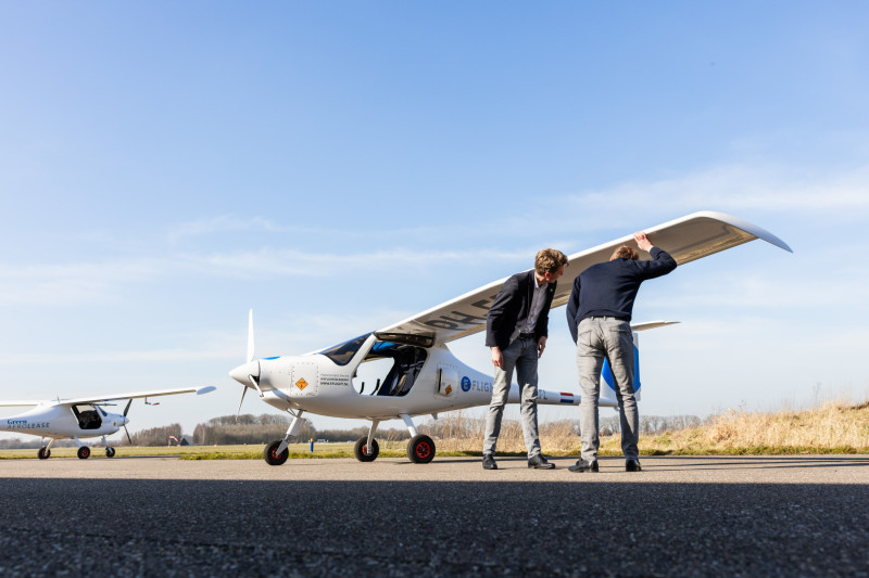 Studentpiloten Transavia vliegen voor het eerst elektrisch