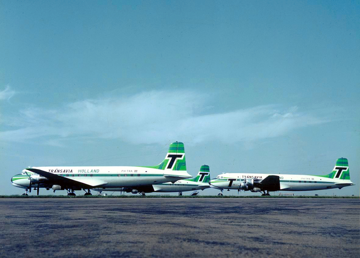 Unique Retro-Style Transavia Airbus Lands at Schiphol