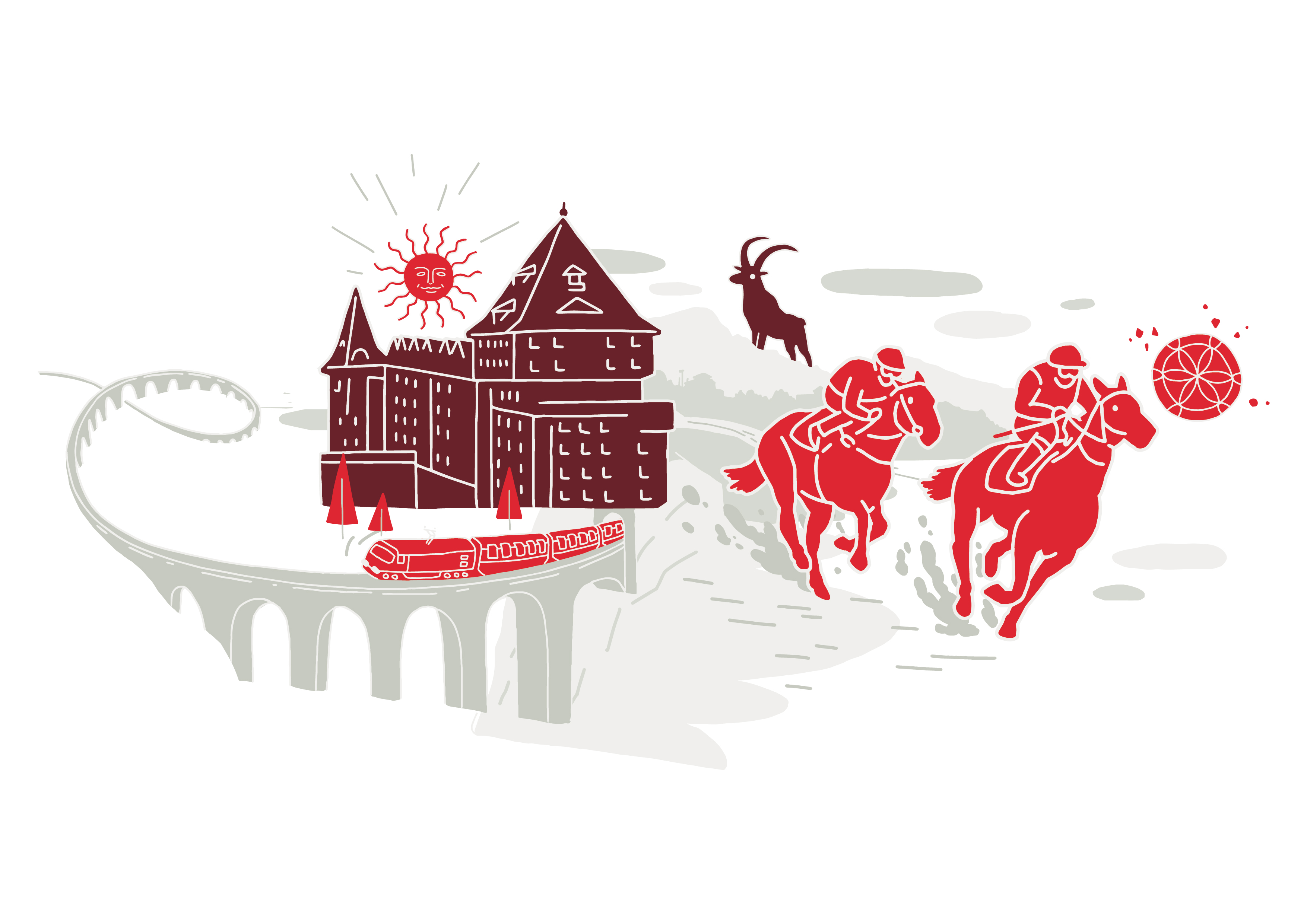 ‘SWISS Wanderlust’ – not painted but applied