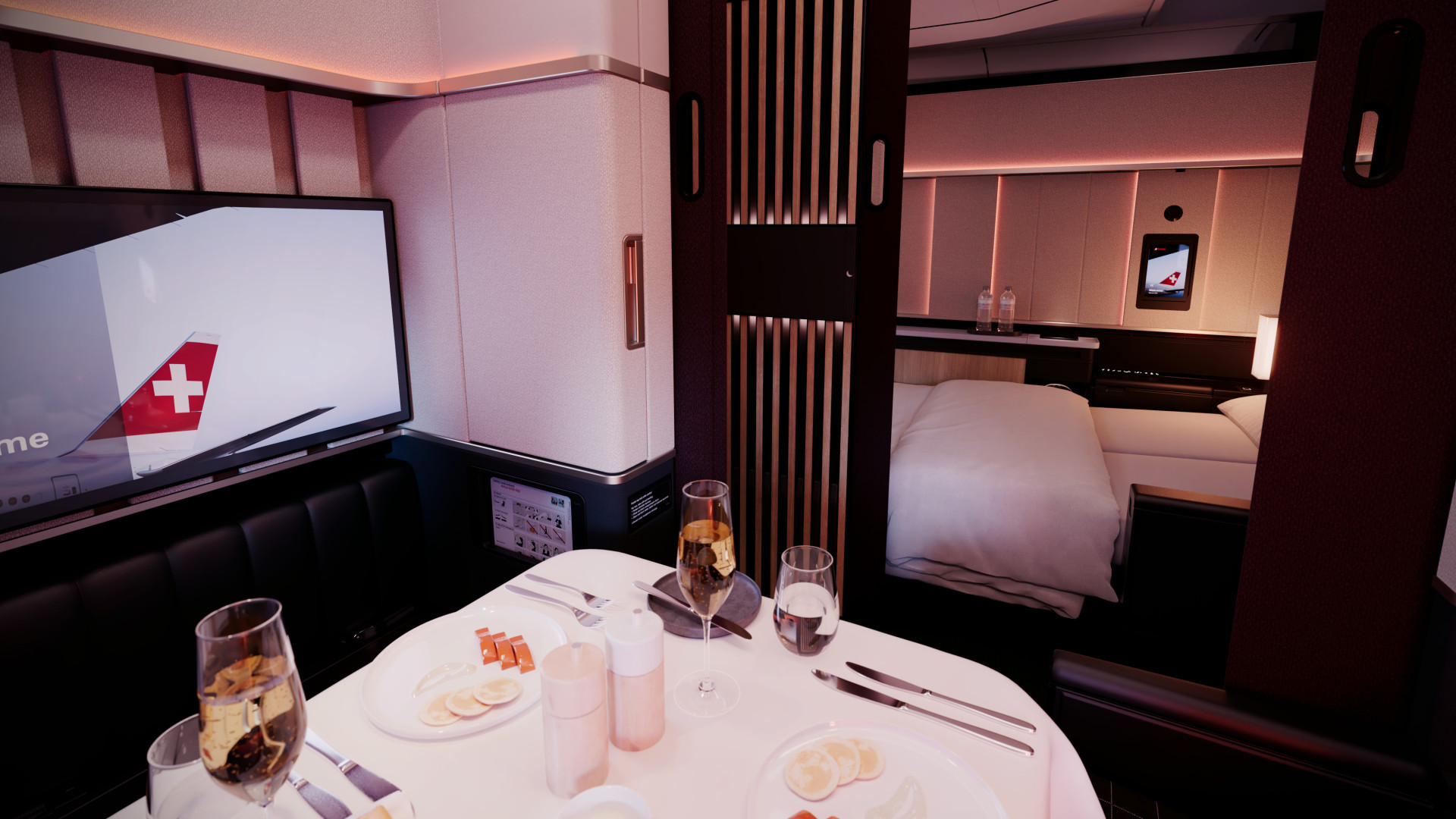 SWISS unveils its new SWISS First Grand Suite: A commercial flight ...