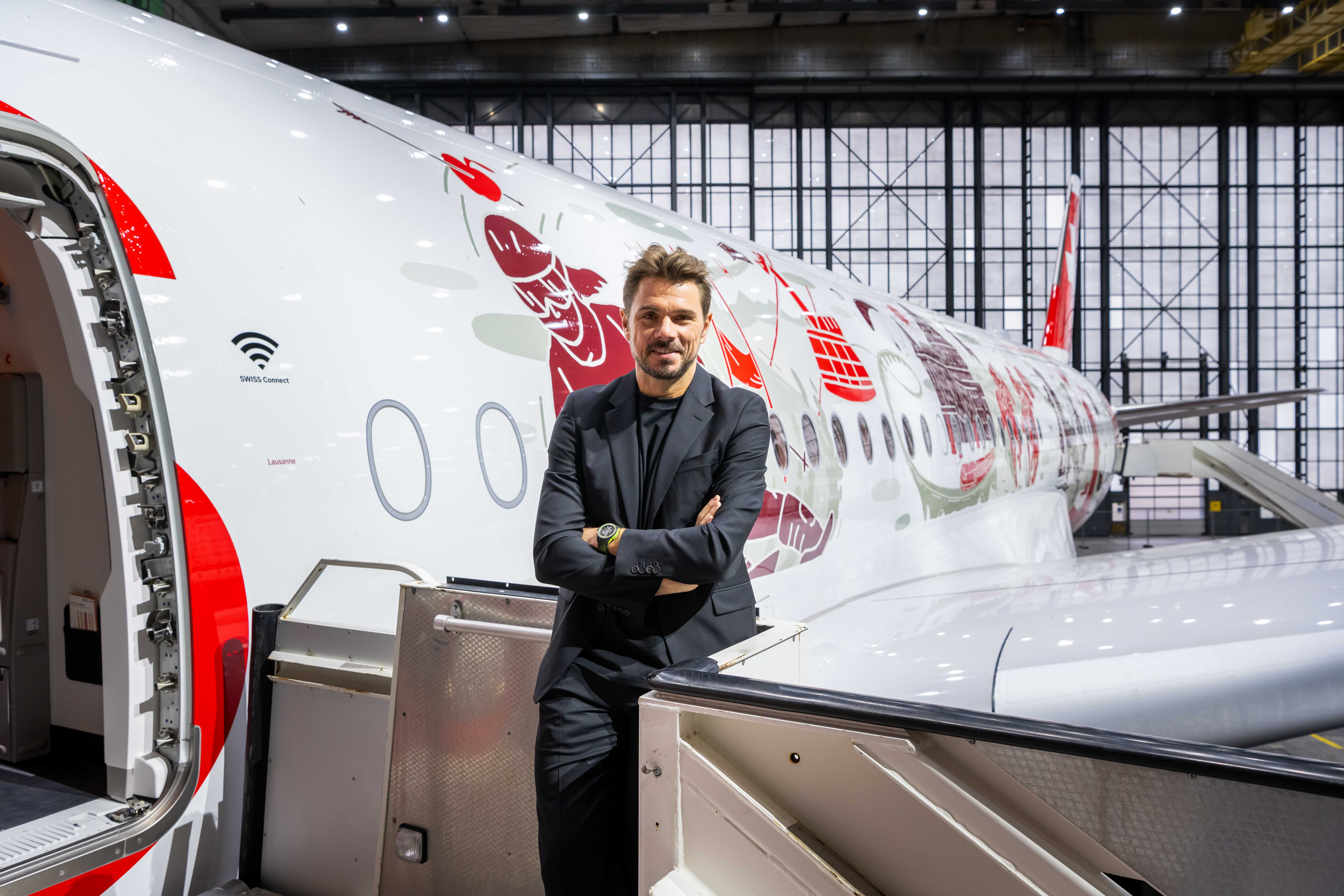 New Swissness meets Swiss tennis elite: Stan Wawrinka serves as ...