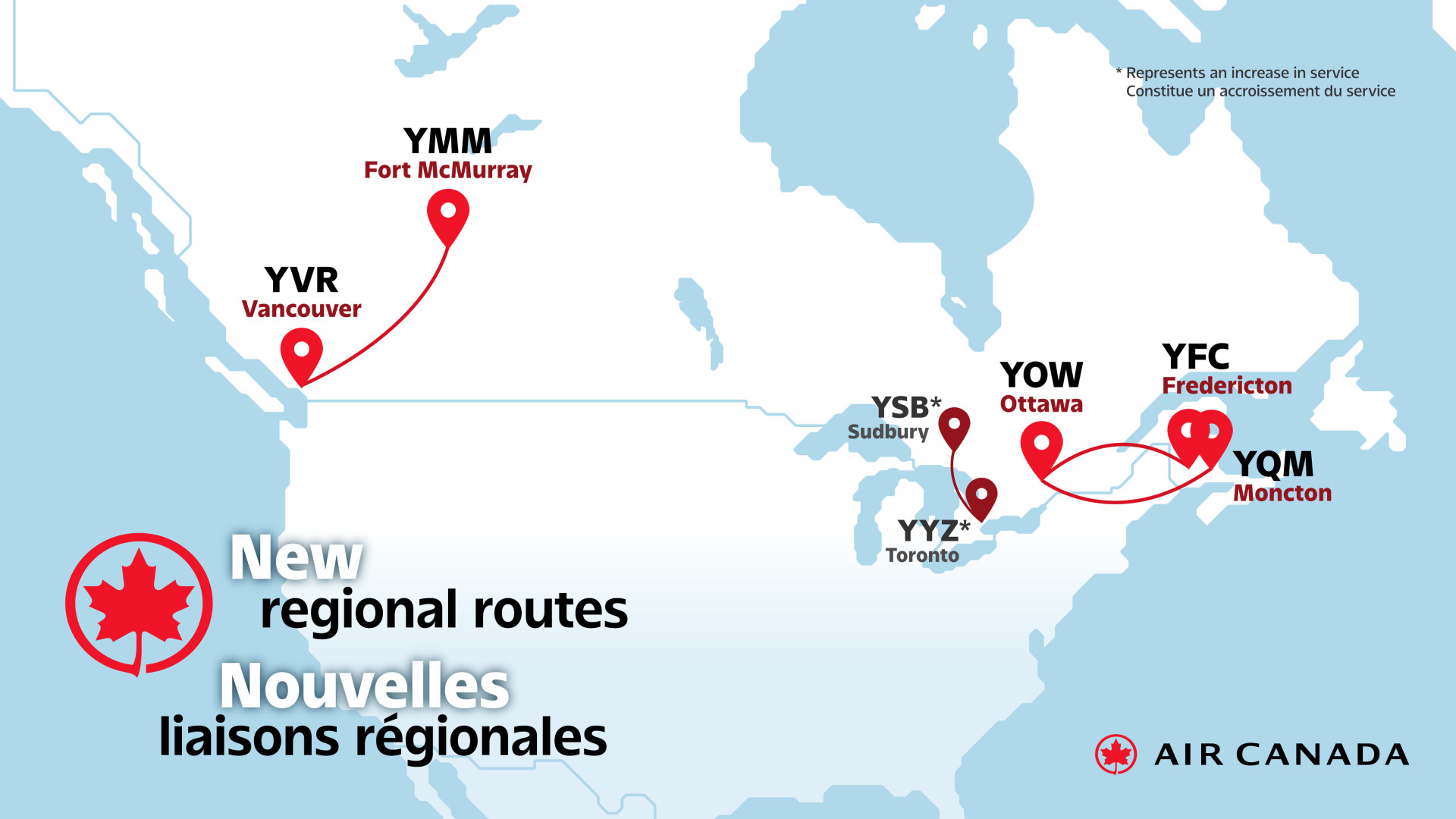 Air Canada Announces Changes to its Regional Network