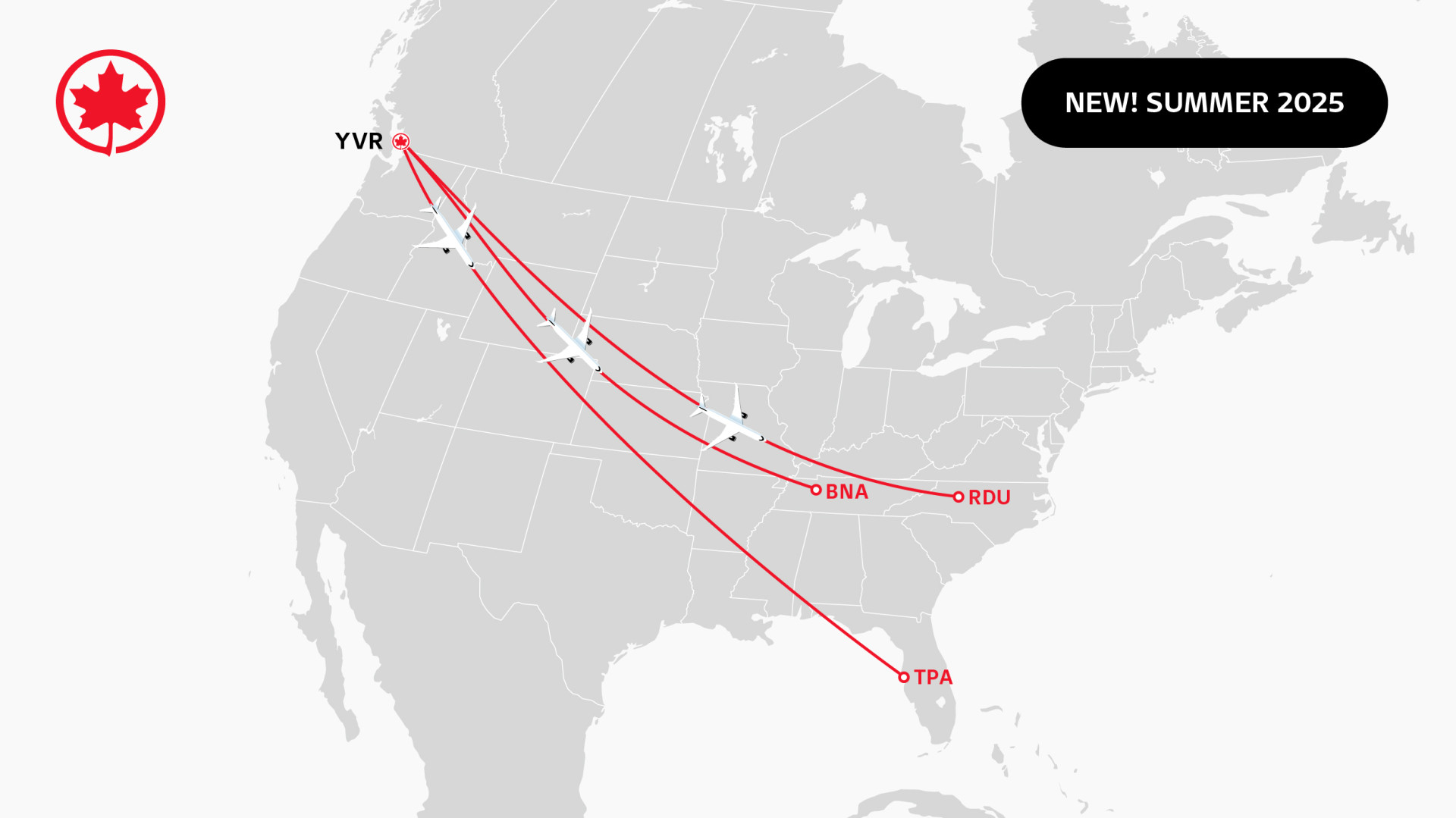 Air Canada Rolls Out Comprehensive Transborder Schedule from YVR for ...