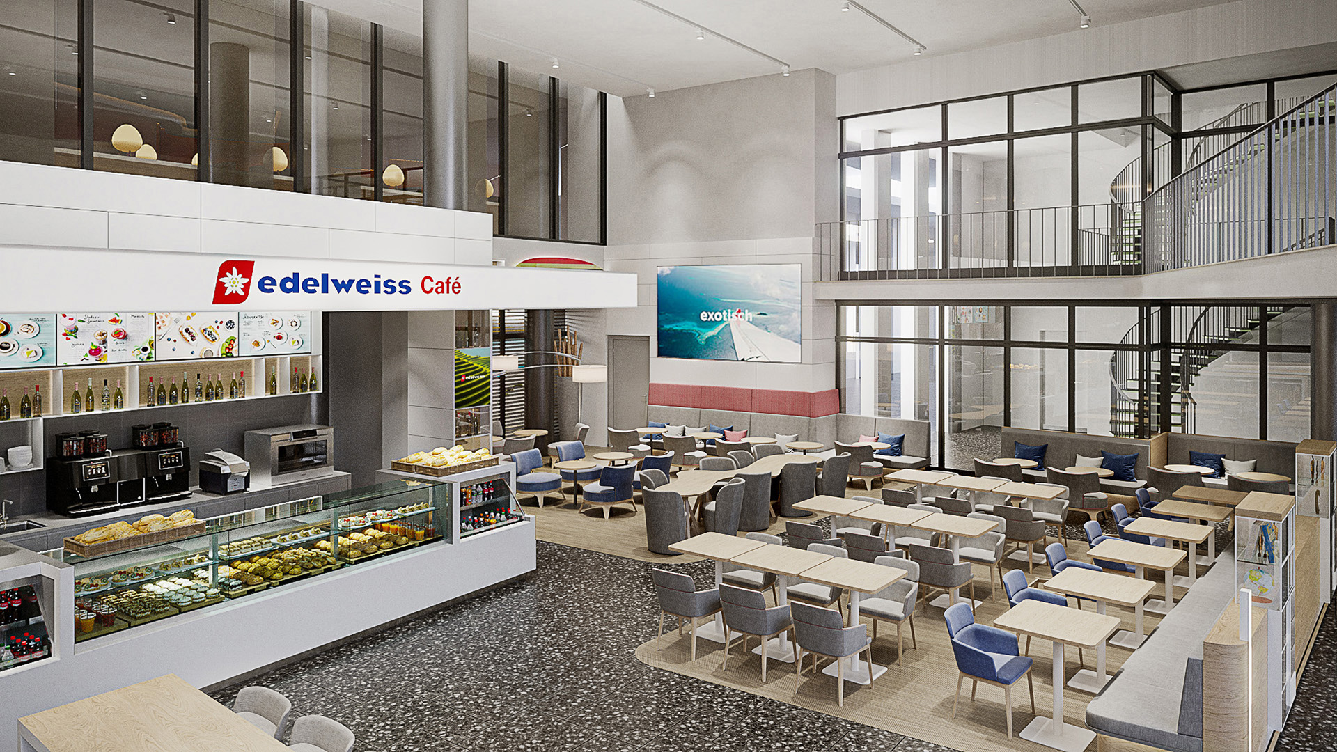 “Edelweiss Café” opens at Zurich Airport