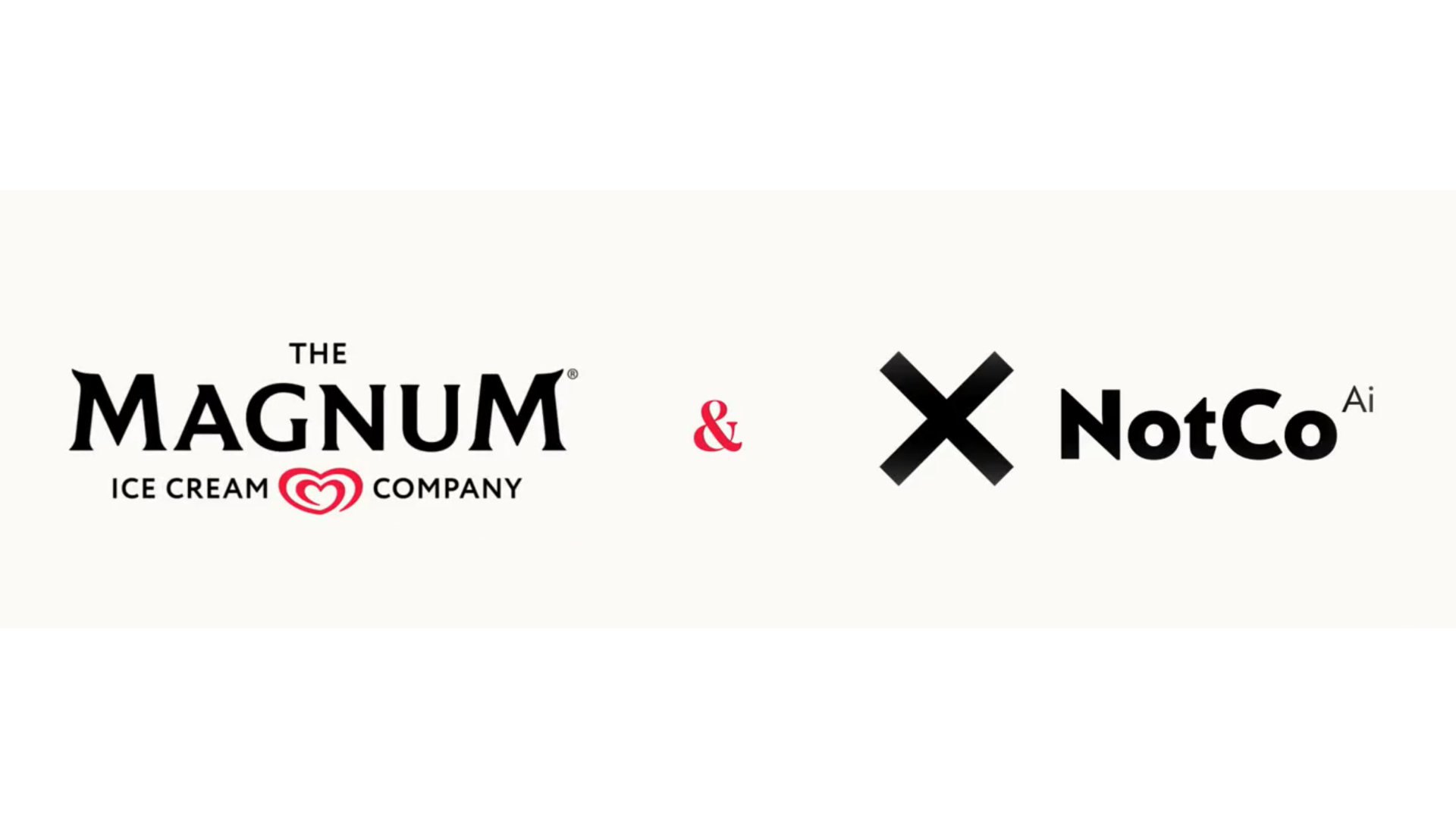 The Magnum Ice Cream Company partners with NotCo AI