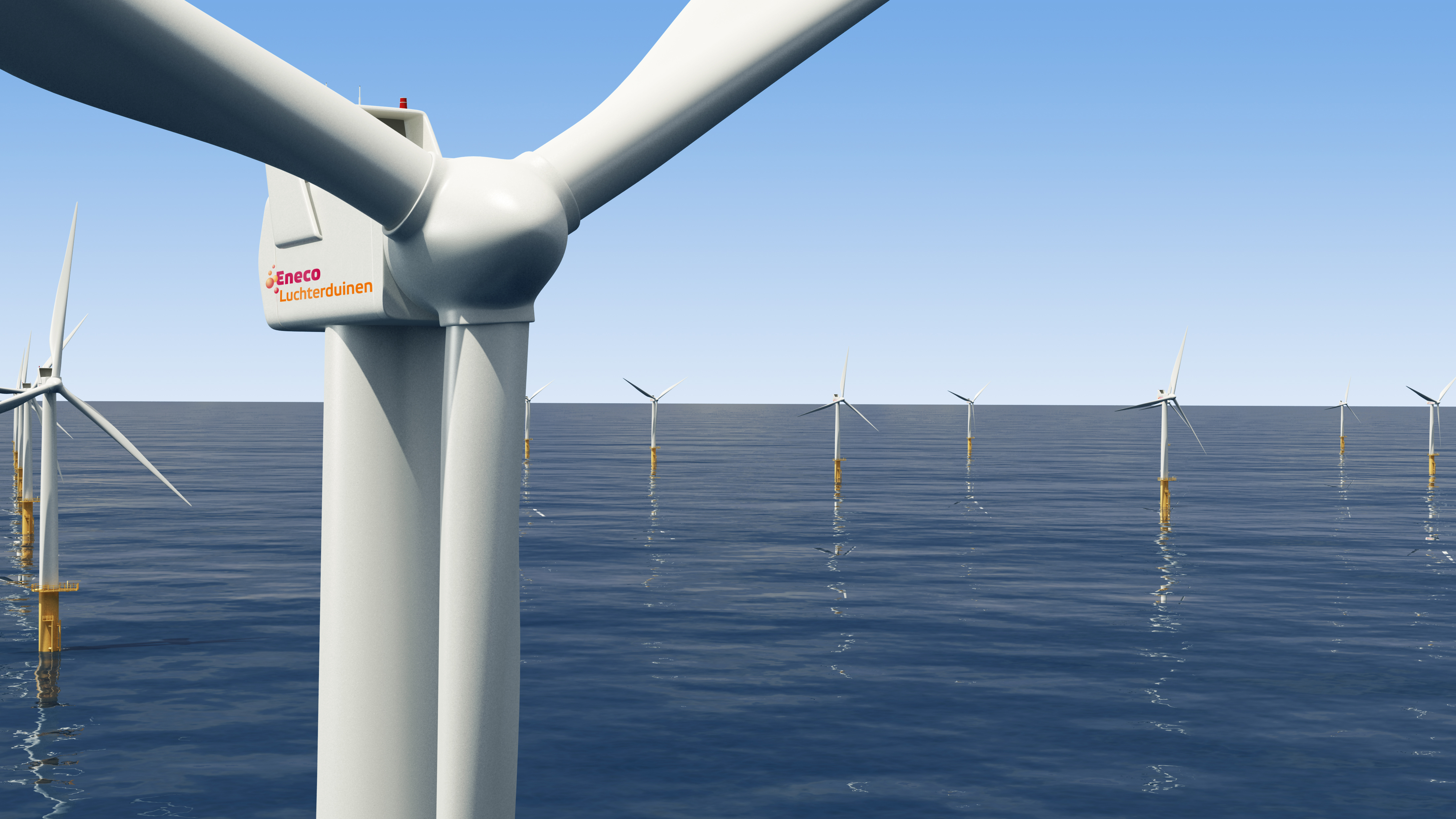Construction of new offshore wind farm Eneco Luchterduinen starts today
