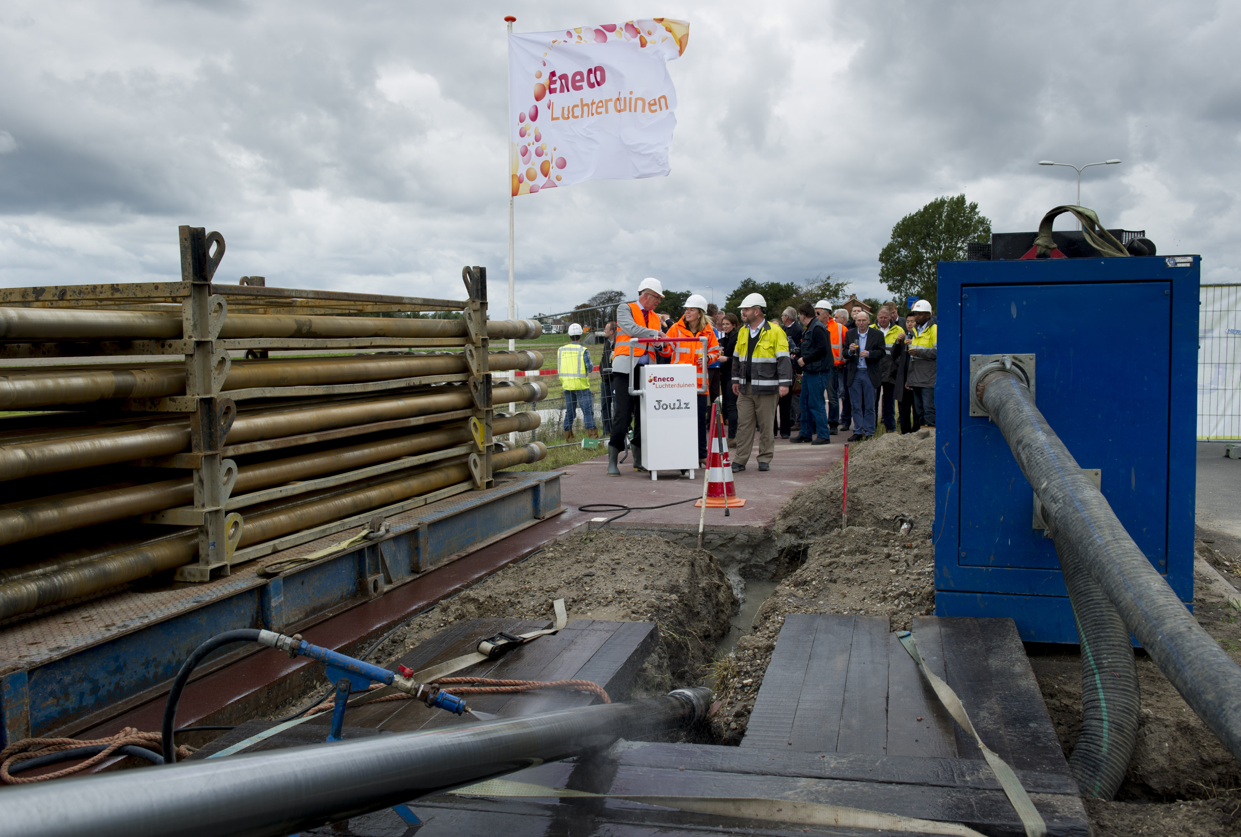 Construction of new offshore wind farm Eneco Luchterduinen starts today