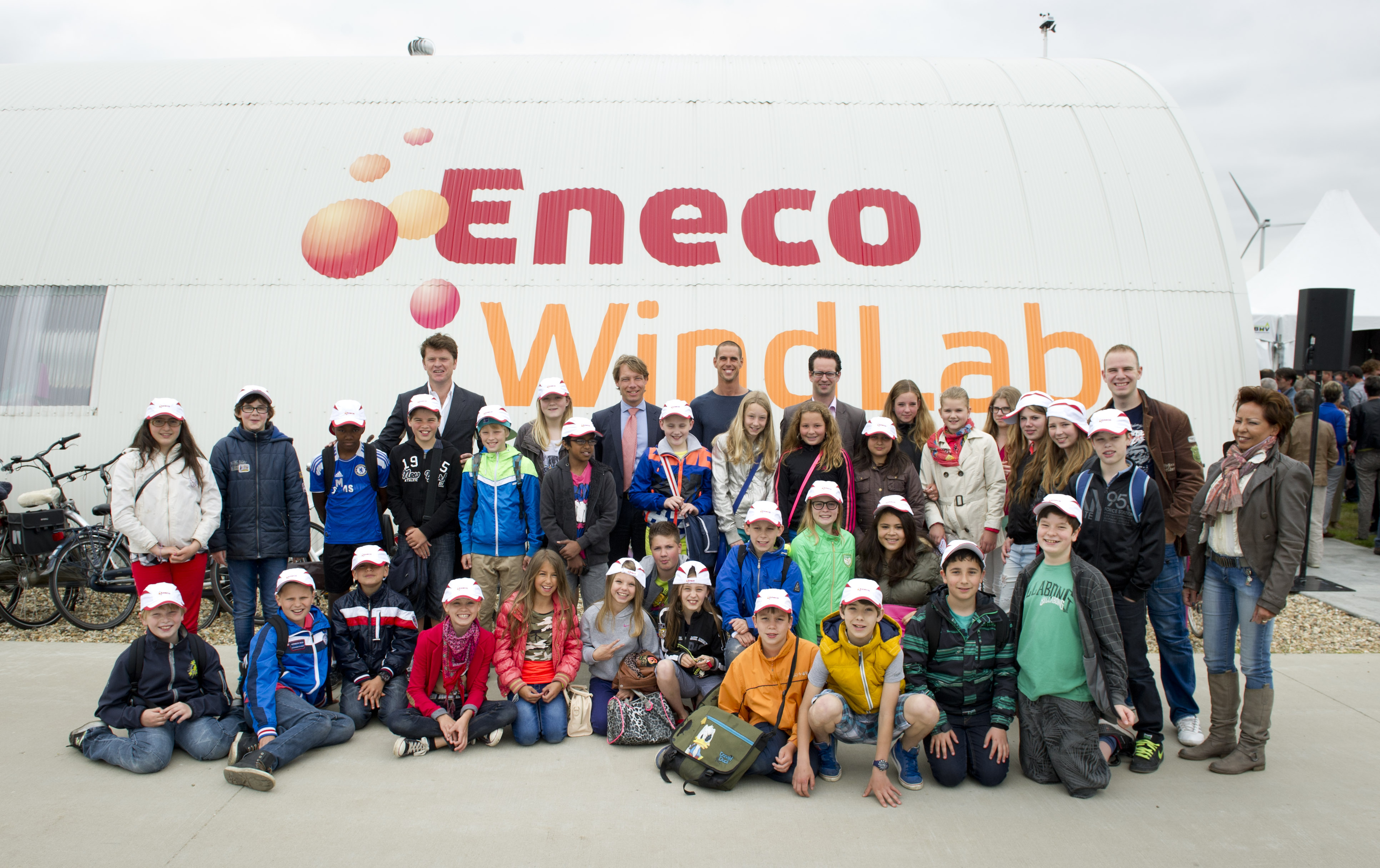 Wind waait voor kinderen in WindLab