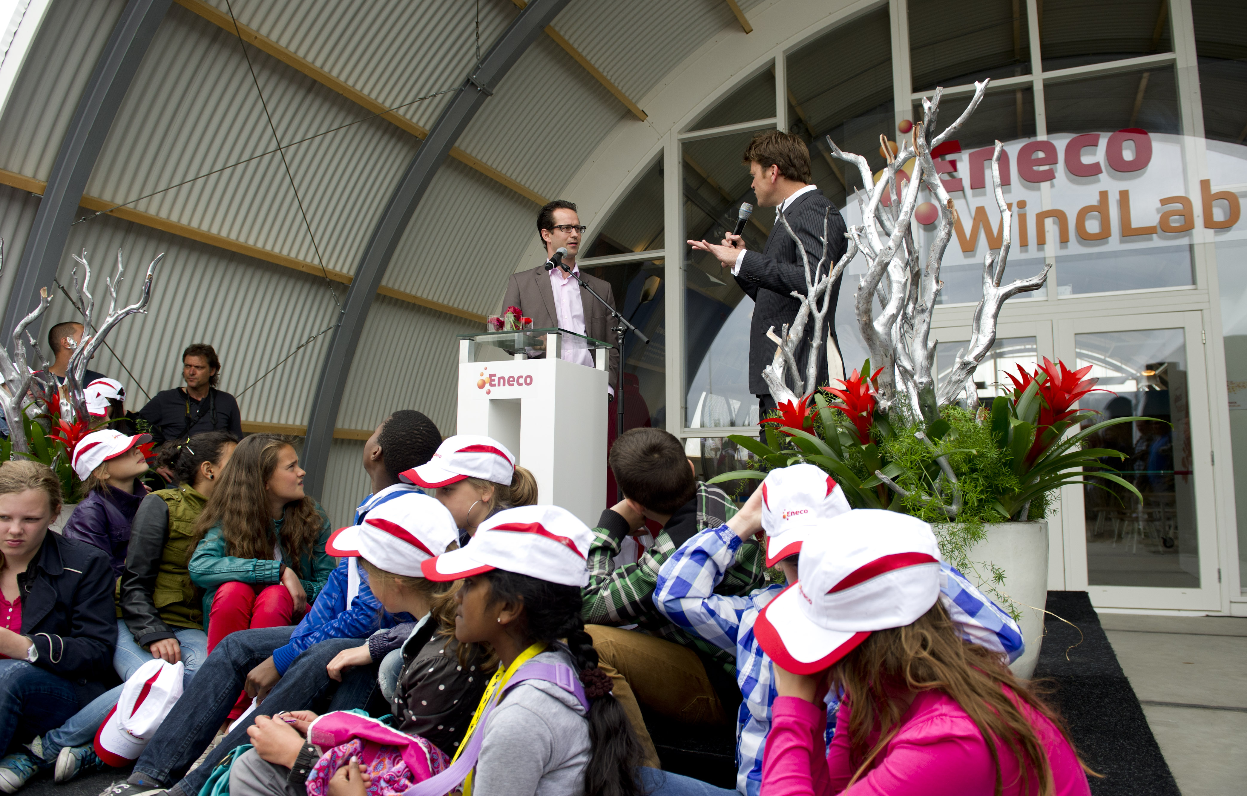 Wind waait voor kinderen in WindLab