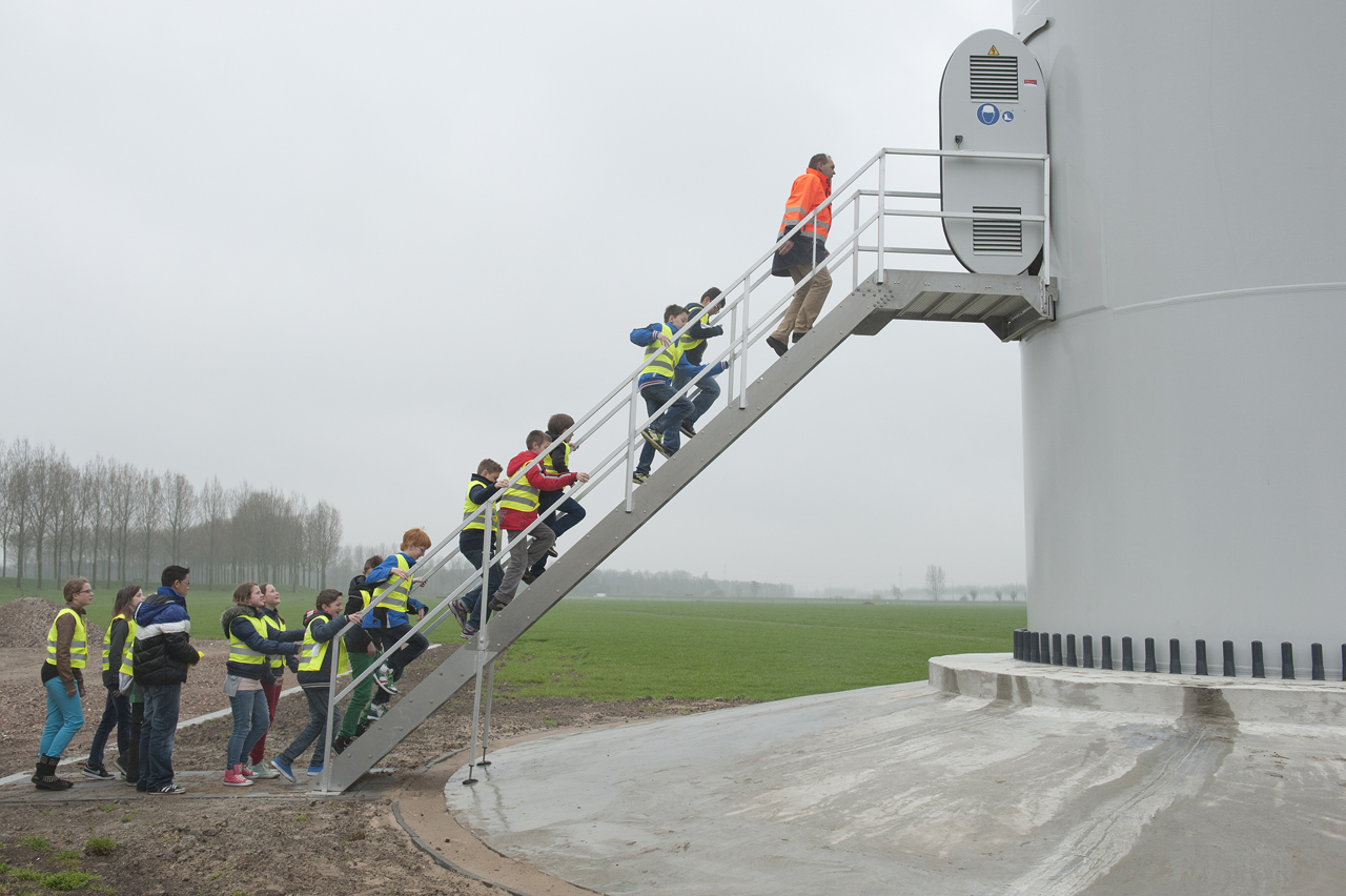 Wind waait voor kinderen in WindLab