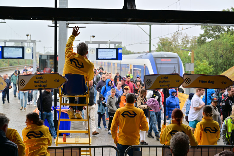 Recordaantal racefans per trein naar Zandvoort tijdens F1-weekend