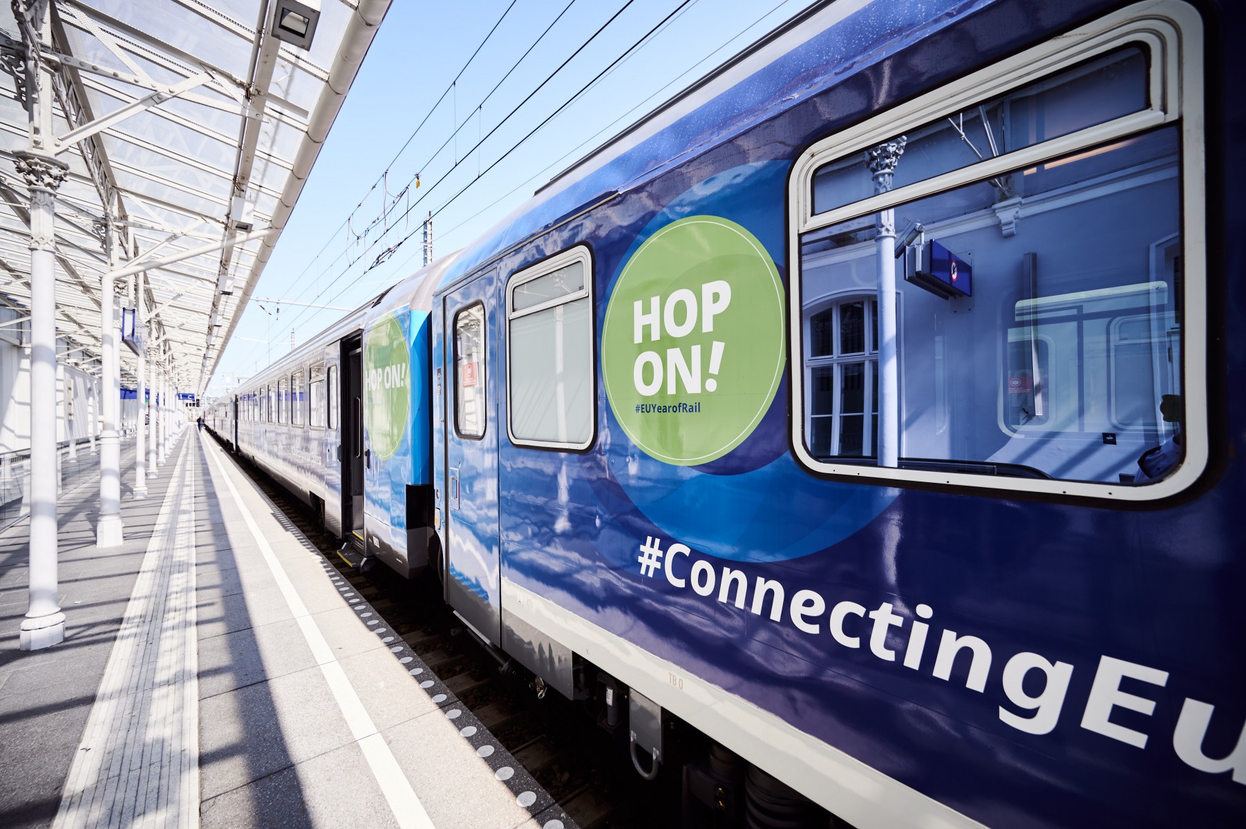 Nederland ontvangt Connecting Europe Express met open armen