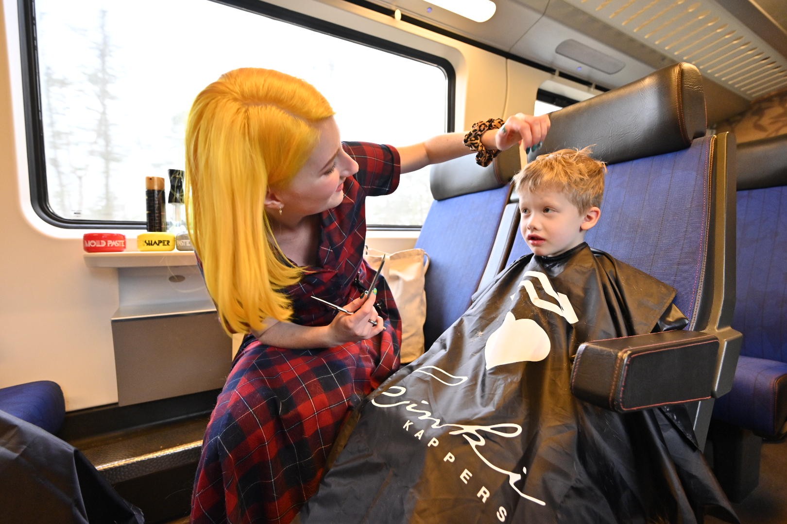 Valentijn: Nieuwe coupe in treincoupé