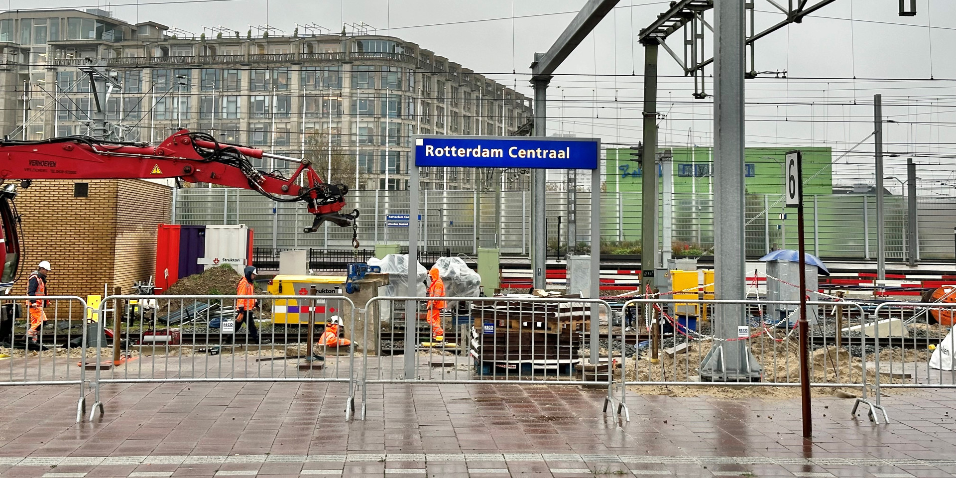 Werkzaamheden aan het spoor tussen Rotterdam en Den Haag: geen treinen