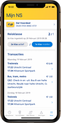 Al 100.000 reizigers met NS Flex