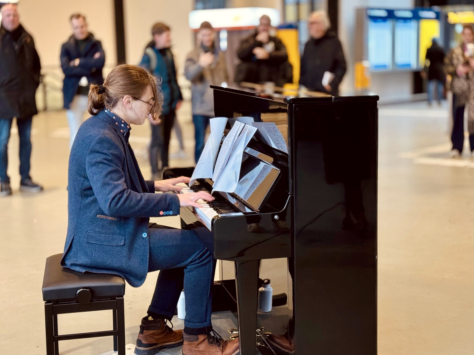 Pianoklanken ook te horen op Station Heerlen