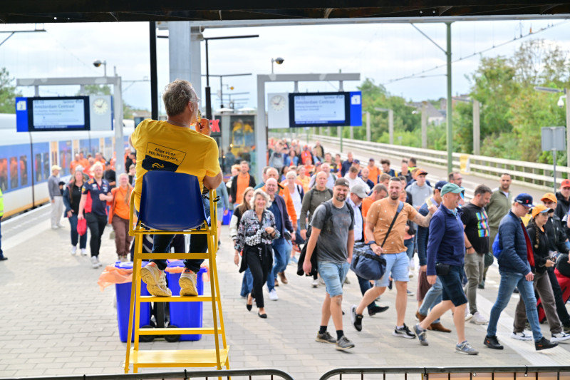 F1-weekend van start: NS rijdt iedere 5 minuten trein naar Zandvoort