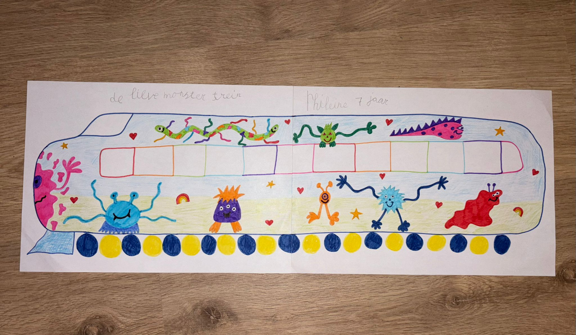 Droomtrein van 8-jarige Phileine komt tot leven