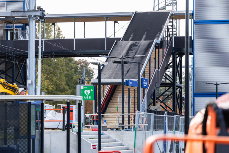 Werkzaamheden voorbij, tijdelijk station Vught is open