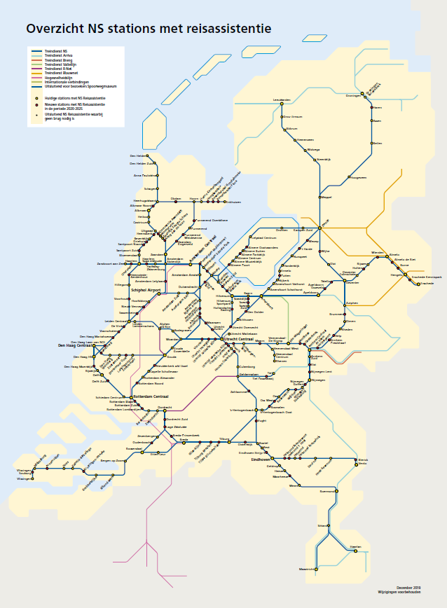 NS Reisassistentie op 10 extra stations