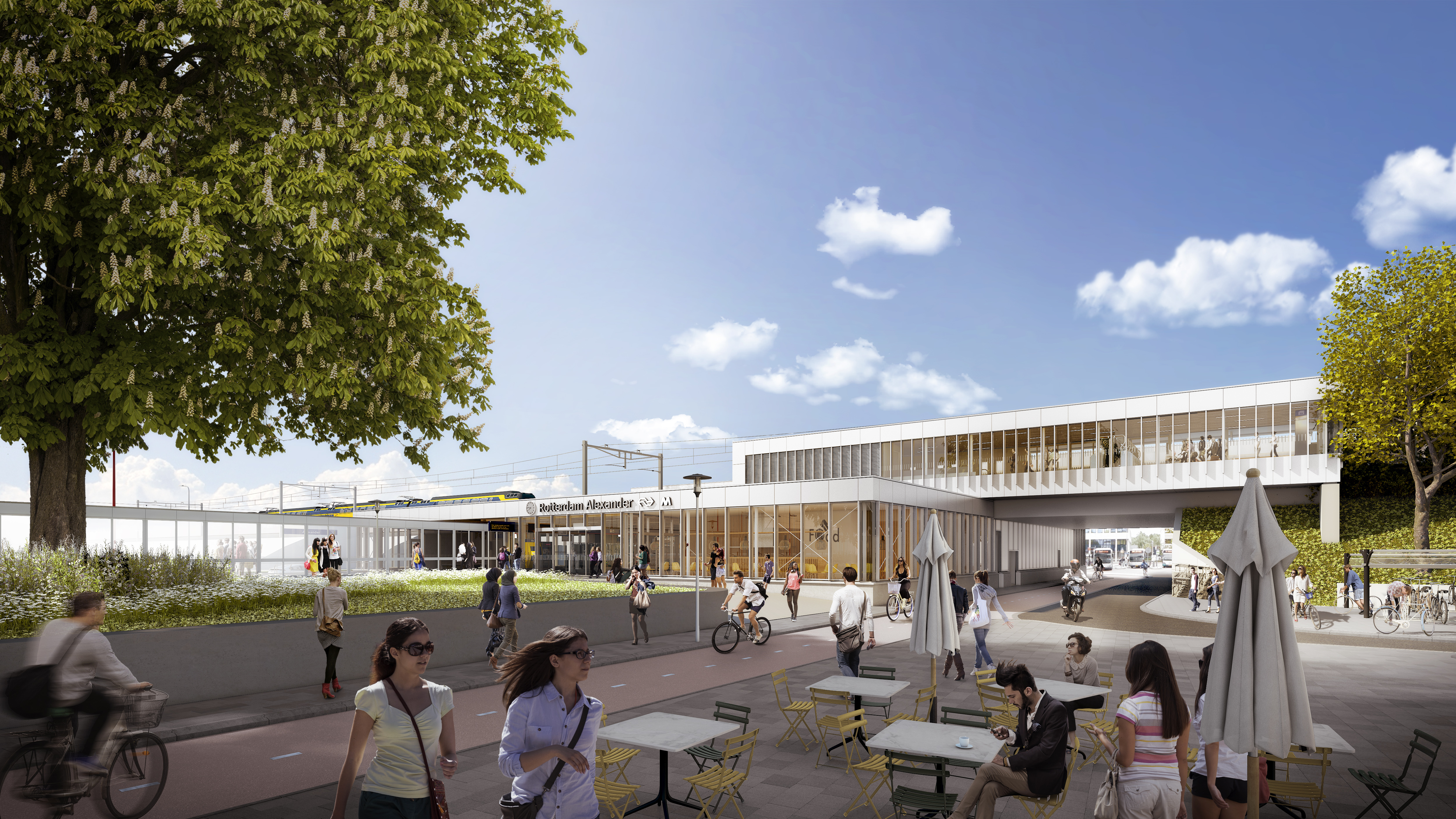 Verbouwing station Rotterdam Alexander officieel van start
