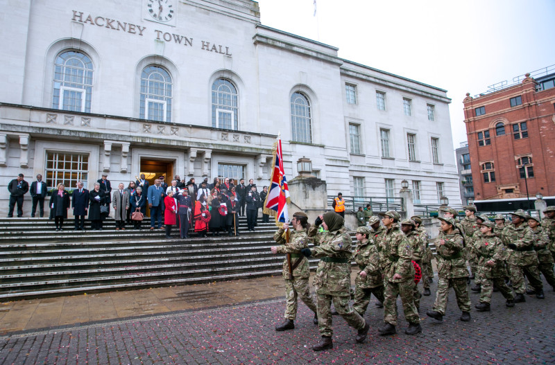 Hackney Pays Tribute To The Fallen On Remembrance Sunday