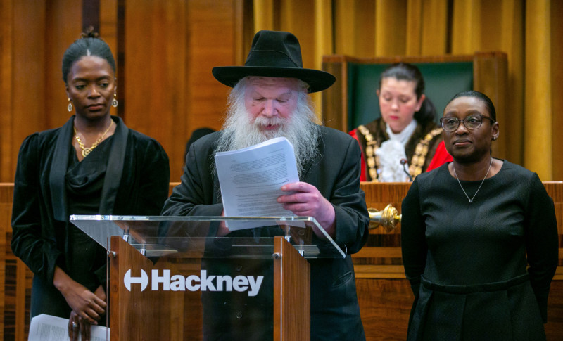 Hackney Pays Tribute To Victims Of Genocide On Holocaust Memorial Day 2024