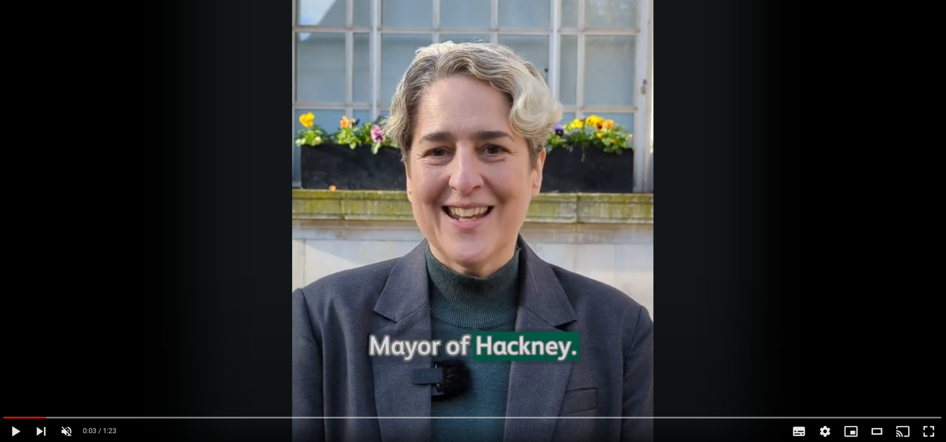 Watch: Caroline Woodley, new Mayor of Hackney