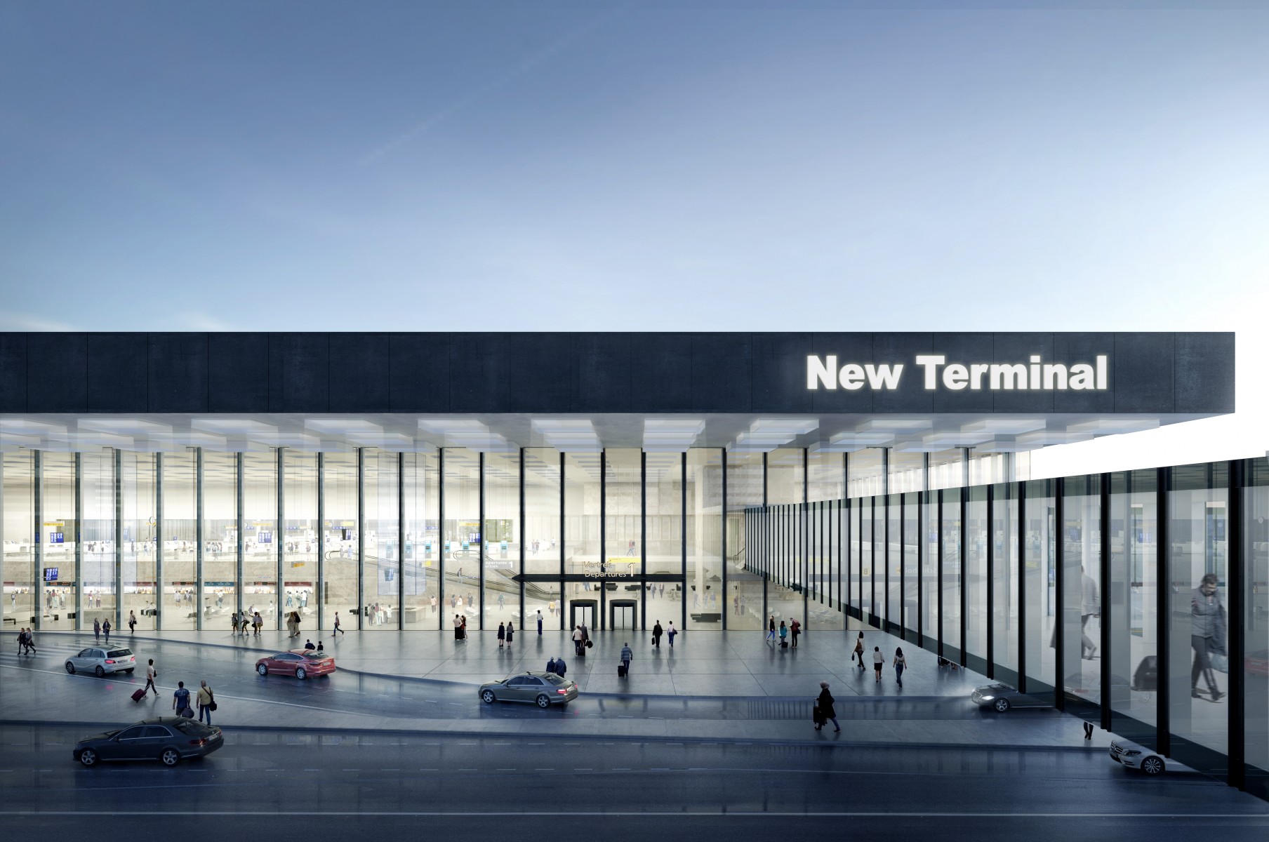 Developments in the construction of new Schiphol terminal