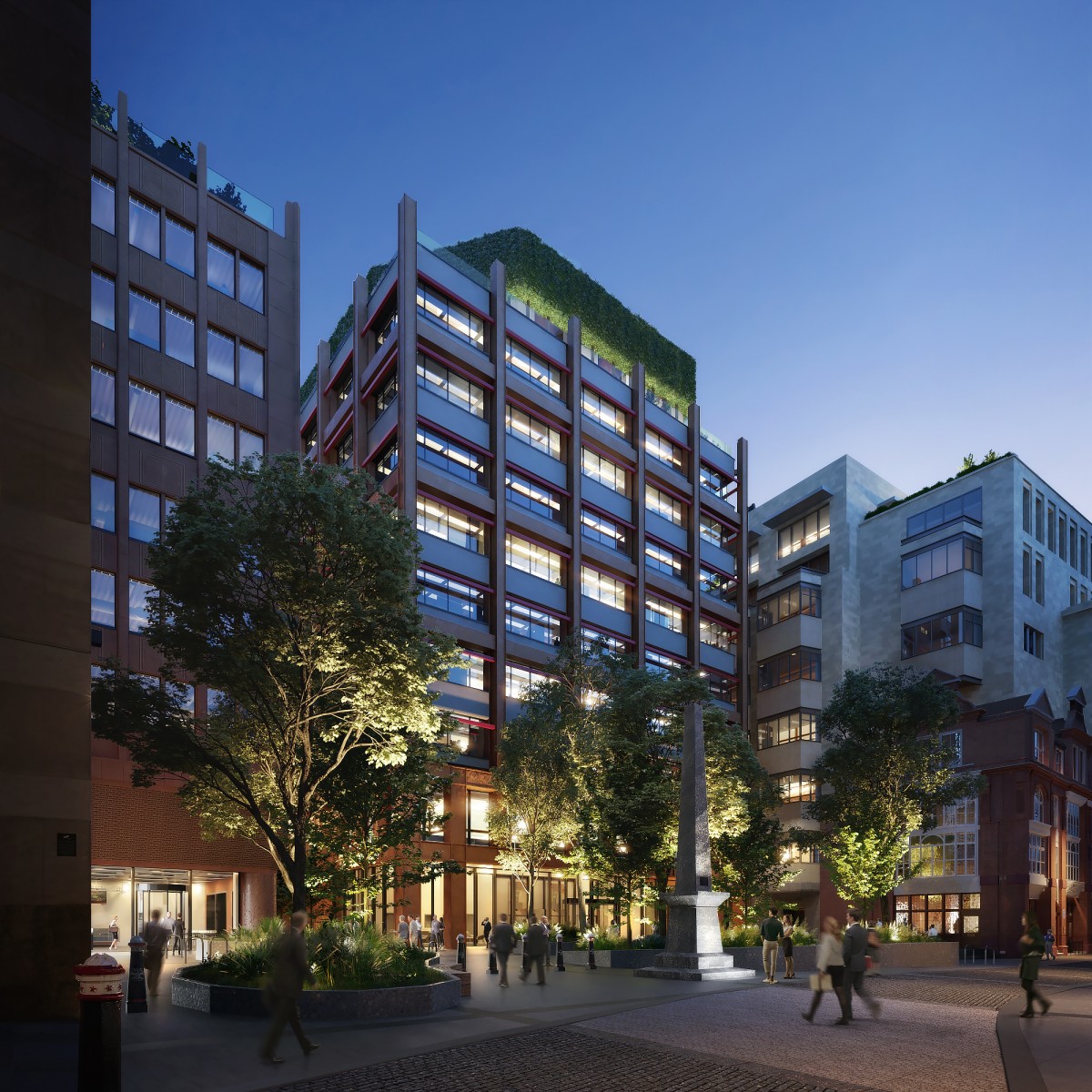 Designs for a new justice quarter and public square on Fleet Street ...