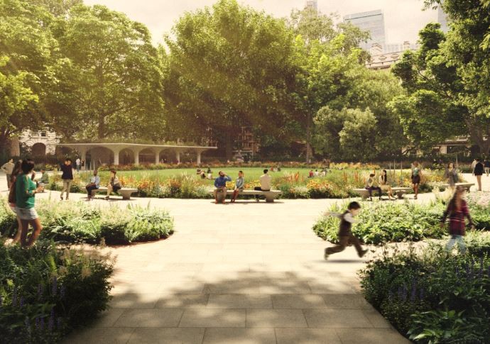 Transformation of London’s first public park gets planning approval
