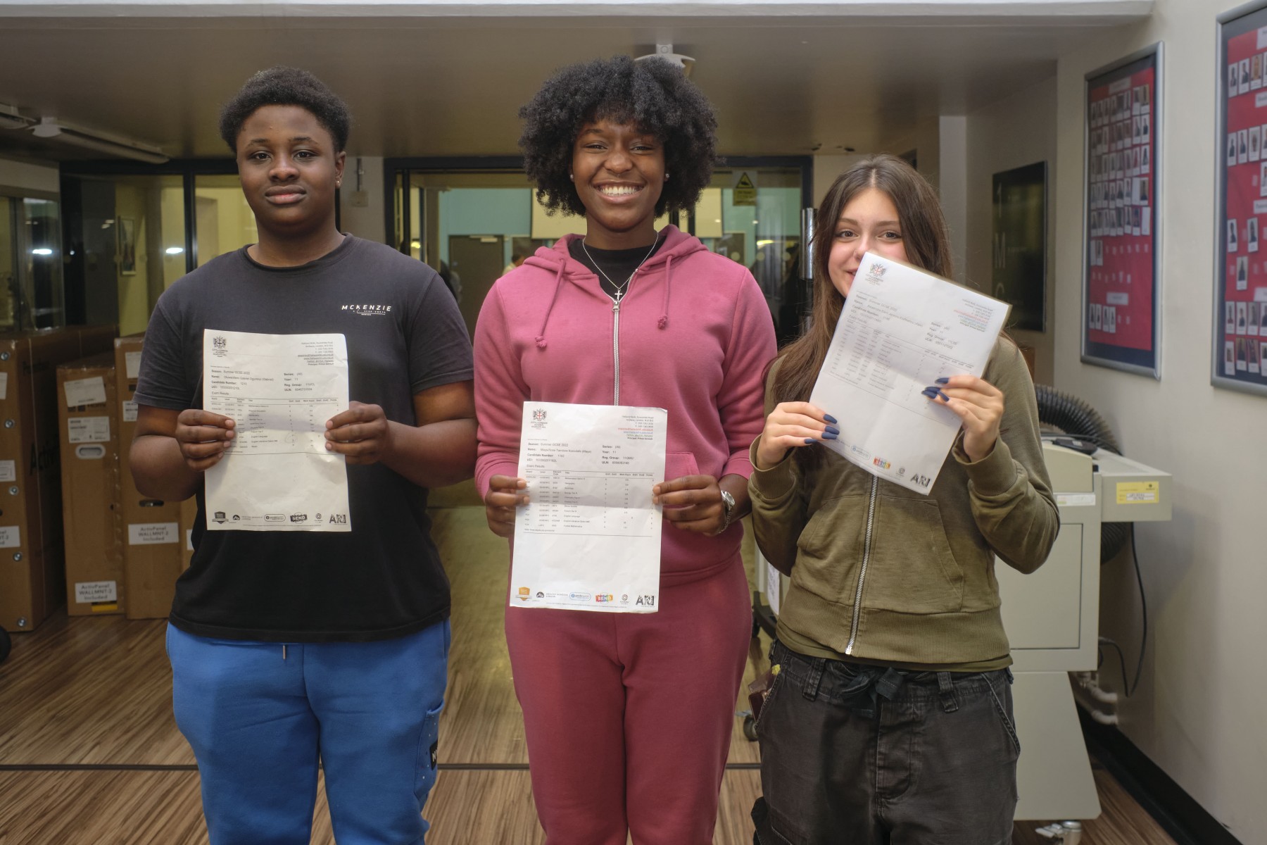 GCSE joy for students at City of London Academy Highgate Hill