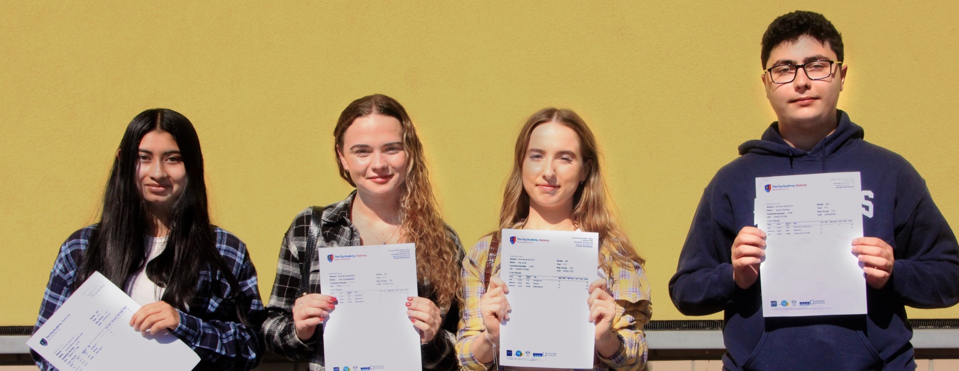 Students at The City Academy Hackney celebrate “best ever” A-level results