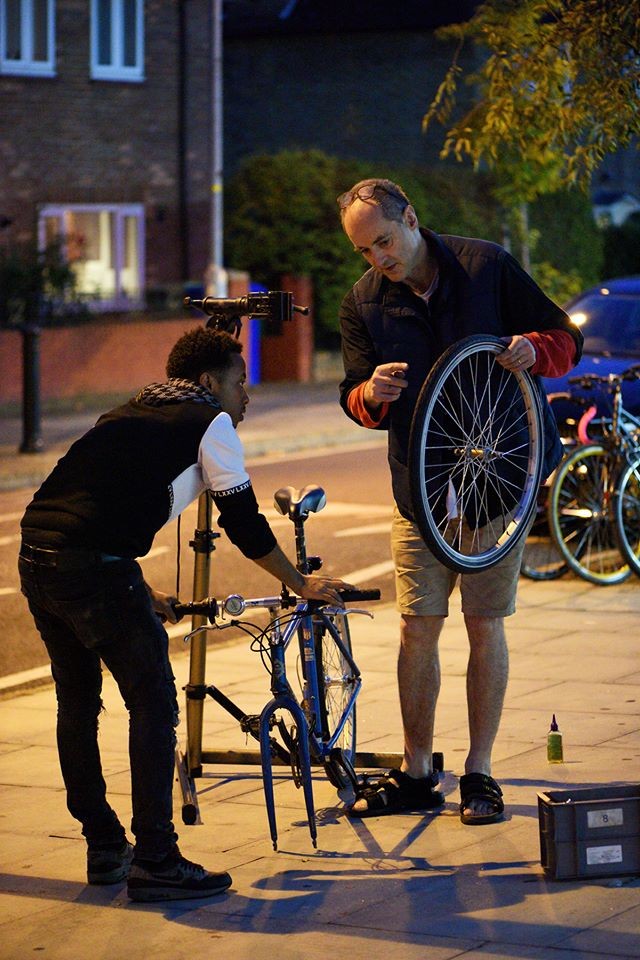 The Bike Project- very busy workshops